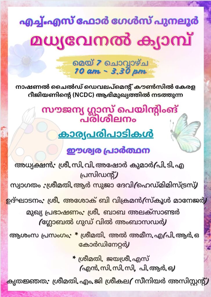 One Day Glass Paainting workshop Organized by National Child ...
